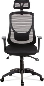Kancelářská ergonomická židle ALBERT — látka, černá