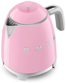 Růžová rychlovarná konvice z nerezové oceli 800 ml Retro Style – SMEG