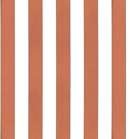 Vliesová tapeta na zeď, oranžovo-bílá, pruhy,  5060-3, Essential Stripes, ICH Wallcoverings