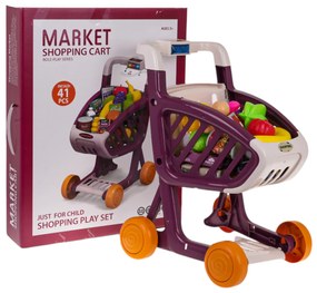 RKToys Dětský nákupní vozík se světly a hudbou