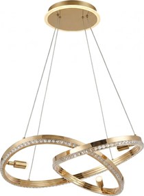 Toolight Toolight, LED závěsné svítidlo, 620 mm, 140W, 4000K, 5000lm, G158-CP, zlatá lesklá, OSW-06410