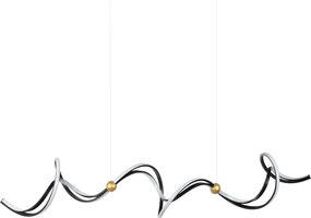 Závěsné LED svítidlo Colia, 1x LED 55w, 4000k, b/g
