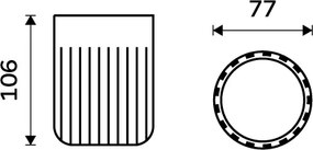 Nimco Pohárek na kartáčky TIMO - TIC 58-90