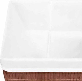 Bambusové úložné boxy 4 ks hnědé 320768