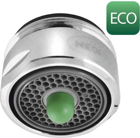 Sapho NEOPERL perlátor úsporný ECO PUSH 5 l/min, vnější závit M24x1, chrom, 3075.103