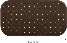MSV CLASS Premium hnědá / Podložka do vany / SBS kaučuk / 36 x 76 cm