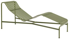 HAY Zahradní lehátko Palissade Chaise Longue, Olive