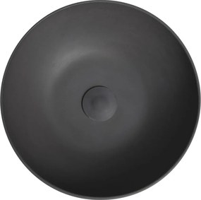 Sapho Sapho, FORMIGO betonové umyvadlo na desku, průměr 39cm, antracit, FG316