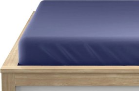 Jersey prostěradlo HIGHFIT tmavě modré 180 x 200 cm