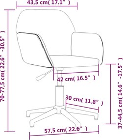 vidaXL Otočné jídelní židle 2 ks textil [3103031] Barva: světle šedá