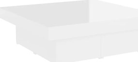 vidaXL Konferenční stolek 90 x 90 x 28 cm dřevotříska [806918] Barva: Bílá