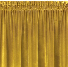 ZATEMŇOVACÍ ZÁVĚS NA PÁSCE SAMANTA 140X270 CM HOŘČICOVÁ