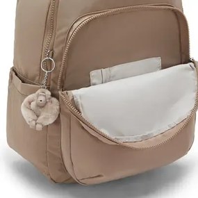 Kipling SEOUL Tan Beige / Školní batoh / Na notebook / Polyamid / Vodě