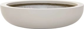 Mísa na květiny PLANA, sklolaminát, průměr 34 cm, krémová, outlet