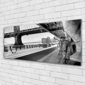 Plexisklo-obraz Most Kolo Architektura 125x50 cm