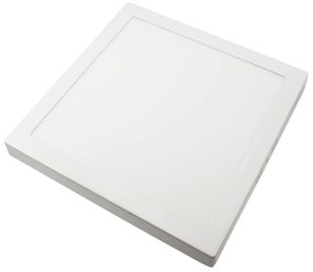 BERGE LED panel čtvercový D0131 225x225x35mm přisazený - 18W - 230V - 1480Lm - studená