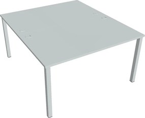 Kancelářský pracovní stůl Hobis USD 1400, deskaakát, černá černá