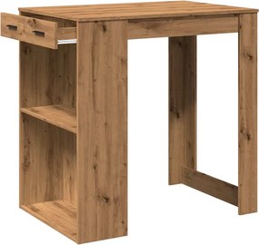 Barový stůl dub artisan 102 x 70 x 103,5 cm kompozitní dřevo 3309329