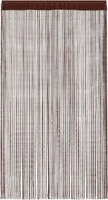 Provázkové záclony, 2 ks, 100x250 cm, hnědá 132410