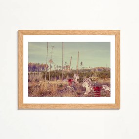 Eva Bystrianská | Zde jsou lvi Rám: Černý, Velikost: 40 x 60 cm
