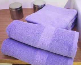 Tibex Froté ručník BOBBY, fialová, 50x100cm