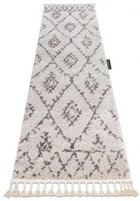 Dywany Luszczow Kusový koberec, běhoun BERBER FEZ, krémovýová Rozměr koberce: 60 x 300 cm