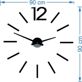 Velké nástěnné hodiny do obývacího pokoje I SENTOP X0081