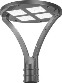 FAN LED-VILLA-100C Venkovní LED svítidlo Villa (šedé, kov) 100 W, 14 500 lm, 3000 K, 420 x 547 mm - FANEUROPE