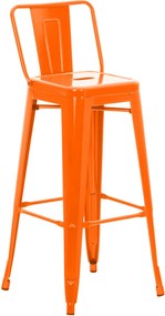 Barová židle Mason – oranžová