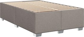 Box spring postel s matrací taupe 120x190 cm textil 3290424