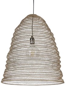 Kovová závěsná lampa mosazná PALAR Beliani