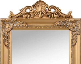 vidaXL Volně stojící zrcadlo 45 x 180 cm [351525] Barva: zlatá