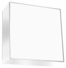 Stropní svítidlo Horus, 1x bílé plastové stínítko, (bílý plast), (25 cm)