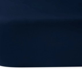 SATÉNOVÉ PROSTĚRADLO 026 160X220 CM TMAVĚMODRÁ