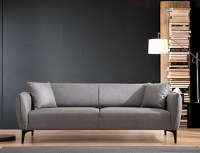 Hanah Home Třímístná pohovka BELISSIMO světle šedá 220 cm 560ARE1360