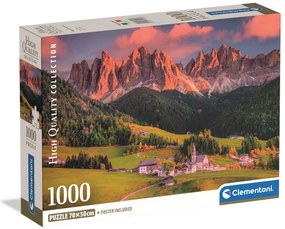 Clementoni - Puzzle 1000 Magické Dolomity