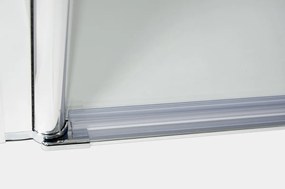 ARTTEC Sprchový kout nástěnný COMFORT B 5 čiré sklo 91 - 96 x 86,5 - 89 x 195 cm