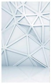 DIMEX | Vliesová fototapeta na zeď 3D reliéf MS-2-0041  | 150 x 250 cm | bílá, šedá