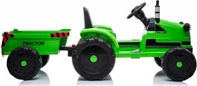 LEAN CARS Bateriový traktor s přívěsem CH9959 zelený