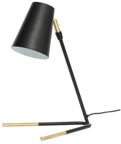 Hübsch Stolní lampa SLANT černá 370213