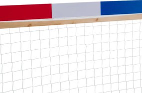 Montessori postel 90x200, přírodní/bílá/modrá/červená, FUTAL Kondela 0000396833