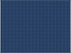 Zátěžová deka modrá 152 x 203 cm 11 kg textil 3154856