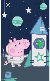 Carbotex Dětský ručník Prasátko Pepina Tomík Astronaut 30x50 cm