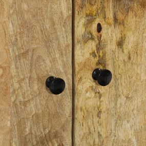 vidaXL Odkládací skříňka 60x33x75 cm masivní mangovníkové dřevo [356916] Barva: Černá