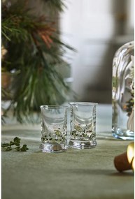 Skleničky v sadě 2 ks na panáky 30 ml Christmas – Holmegaard