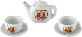 TEDDIES Čajová sada nádobí 6 dílů / Porcelán / V krabici / od 3 let