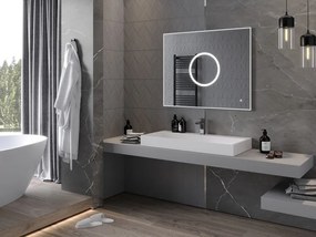 Mexen Koga, LED koupelnové zrcadlo s podsvícením 100 x 80 cm, 6000K, ochrana proti zamlžování, 9821-100-080-611-00