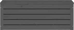 vidaXL Úložný box 89x36,5x33 cm masivní borové dřevo [823621] Barva: Černá
