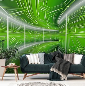 Fototapeta - Zelená chodba (152,5x104 cm)