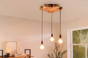 Dřevěné závěsné svítidlo z masivu Antigua Longan 50cm